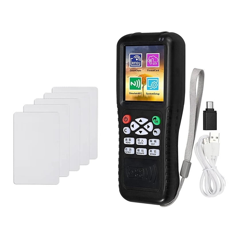 X100 RFID NFC Smart Card Reader Writer+5 X CUID Card RFID Duplicator ID ...