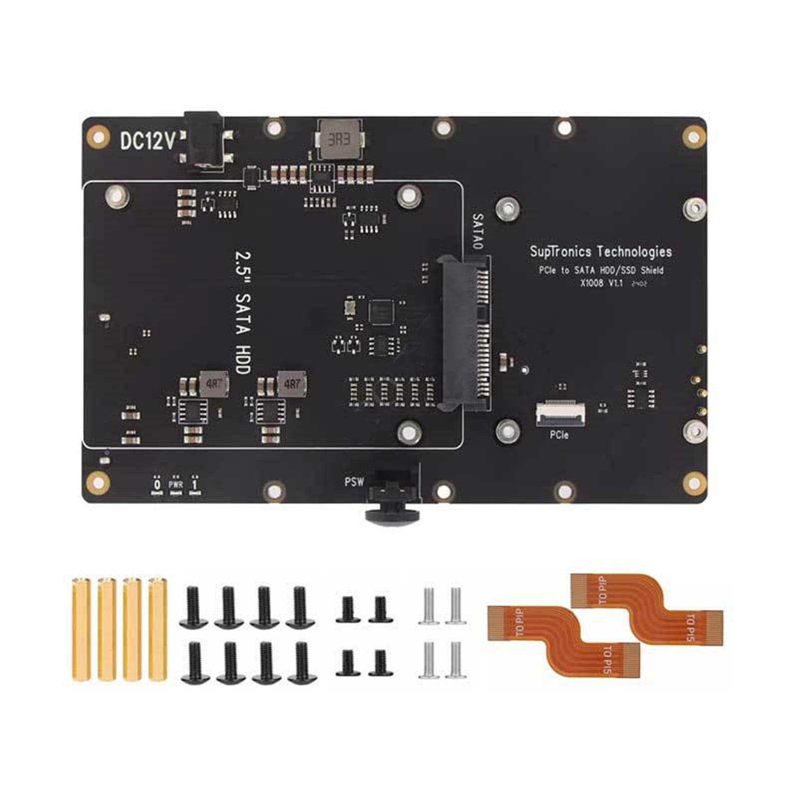 X1008 PCIE Double Solid/Hard Disk Expansion Board Optimized Storage ...