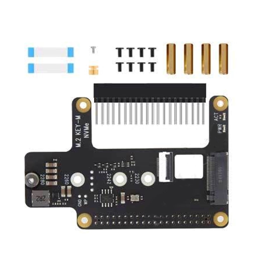 X1015 M.2 NVMe Solid Disk Shield Expansion Board Support 4TB For RPi 5 ...