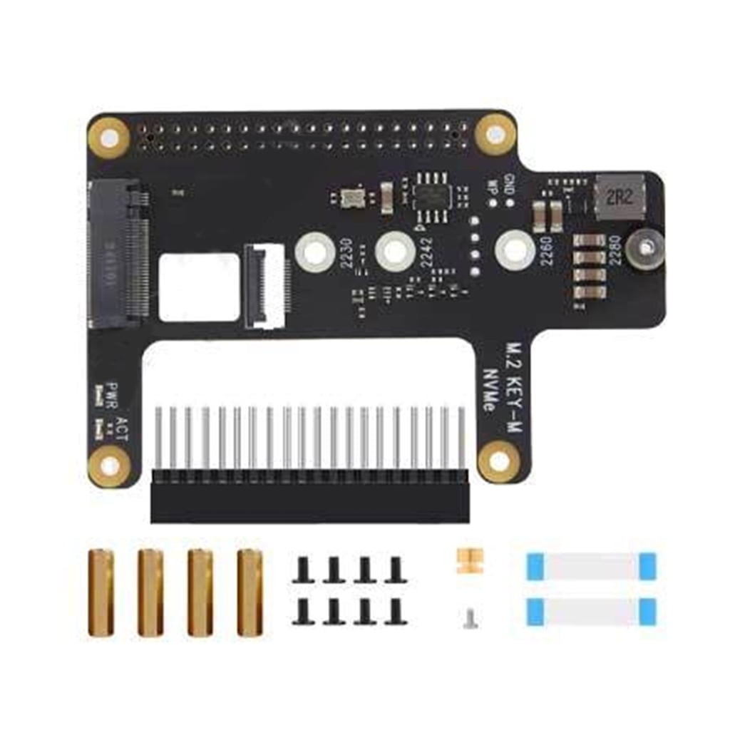 X1015 PCIe to M.2 NVMe Solid Disk Shield Expansion Board For RPi 5 With ...
