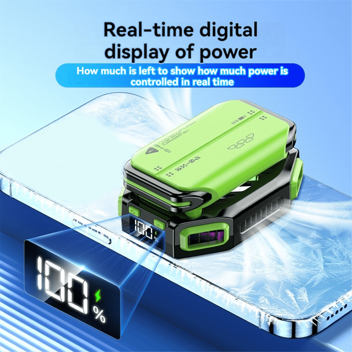 X111 Phone Magnetic Semiconductor Coolng Fan Radiator with 7 Gears ...