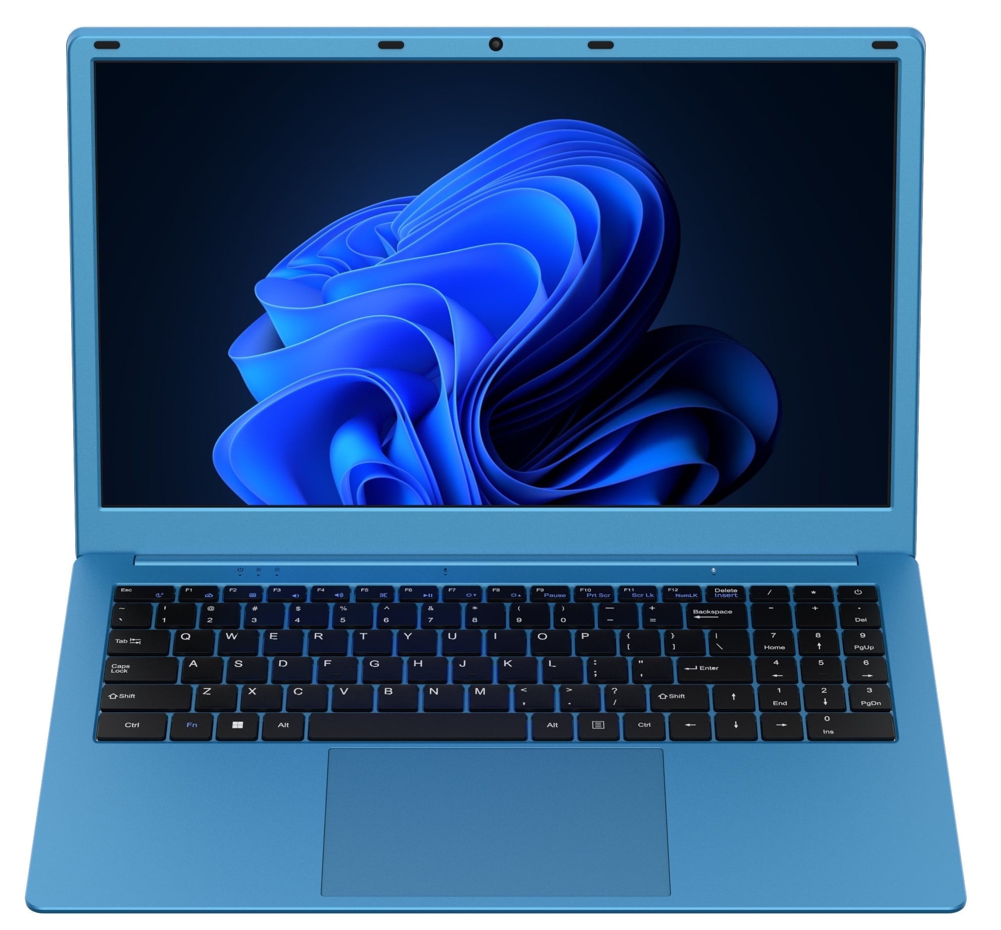 Azpen X1500 15.6” Light Blue Laptop – Windows 11, Intel Celeron, 128GB ...