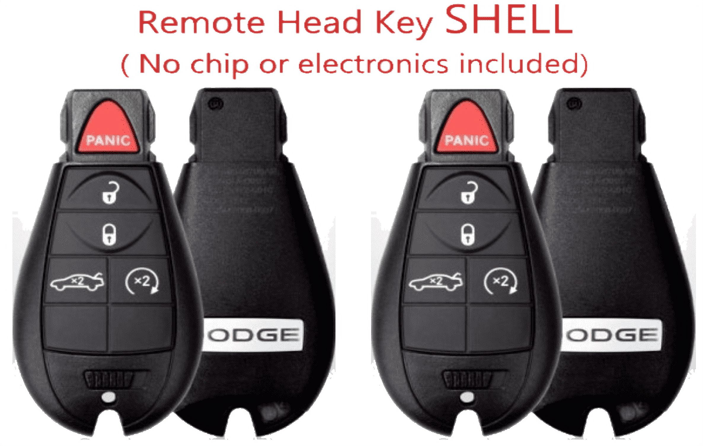 X2 NEW Fobik Key SHELL For DODGE Charger Challenger Dart 2007-2016 VLS ...