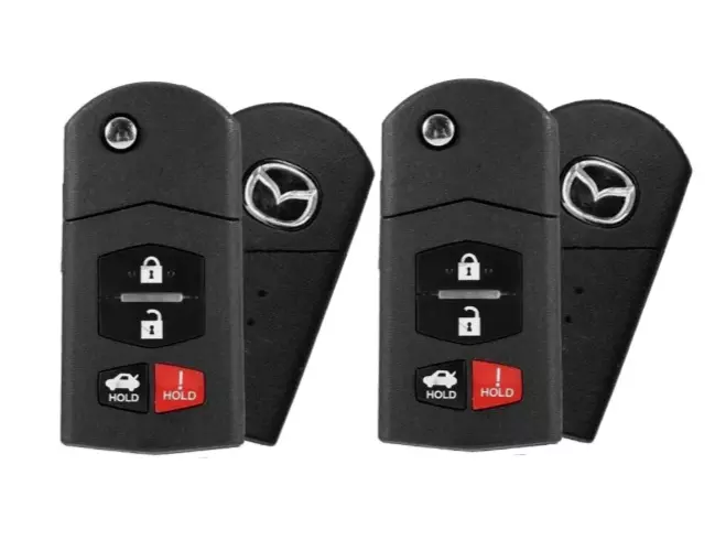 X2 NEW Mazda 2006-2015 4B Remote Flip Key BGBX1T478SKE125-01 BBM4-67 ...