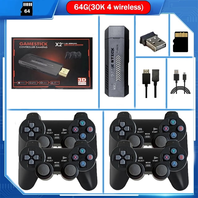 X2 Plus 128G 40000 Game GD10 Pro 4K Game Stick 3D HD Retro Video Game ...