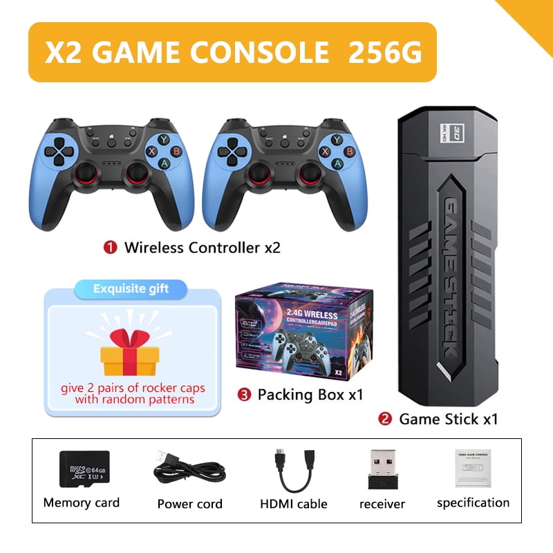 X2 Video Game Stick Console Or ONLY 2.4G Double Wireless Controller 4K ...