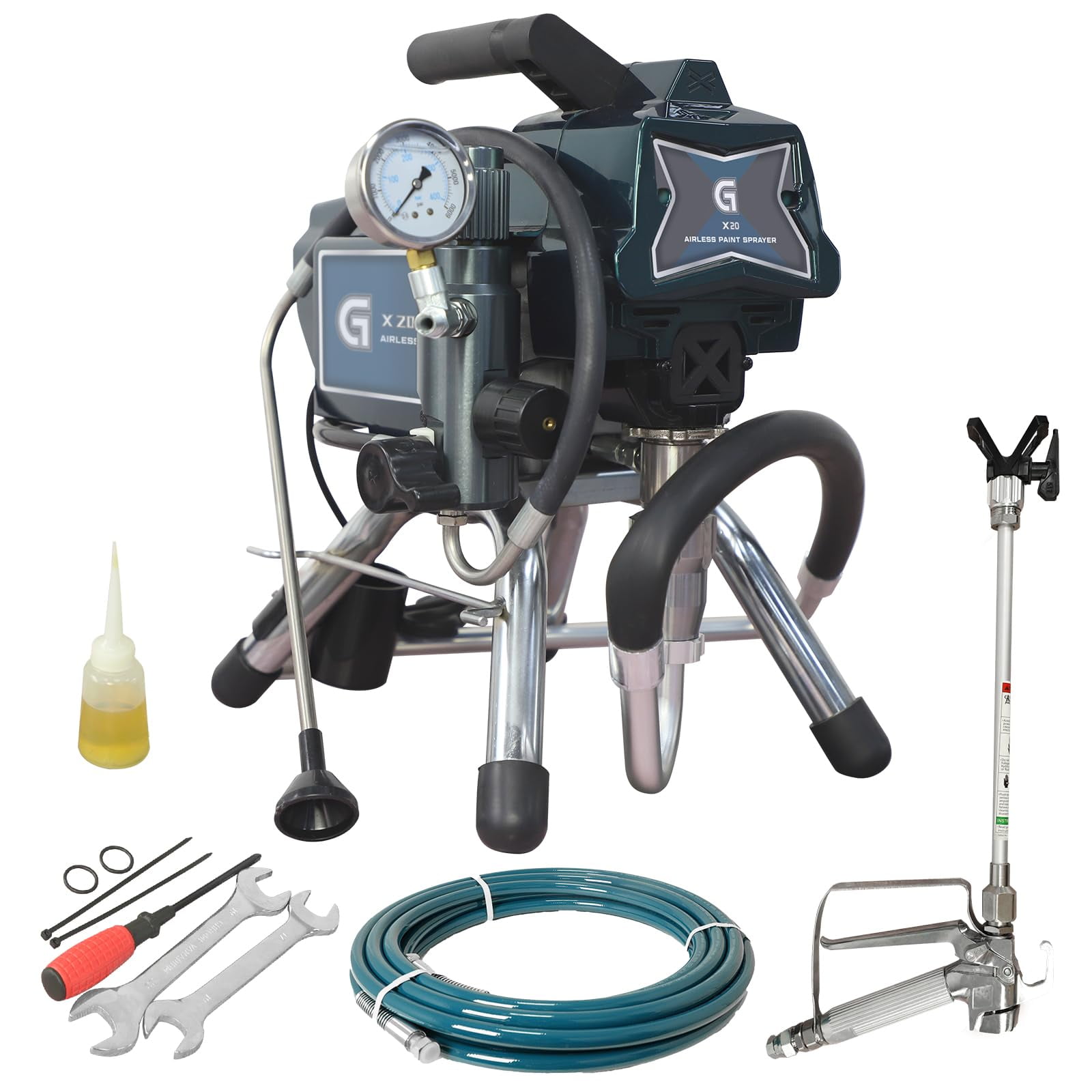 X20 Airless Paint Sprayer, Electric Paint Machine with Sprayer ...