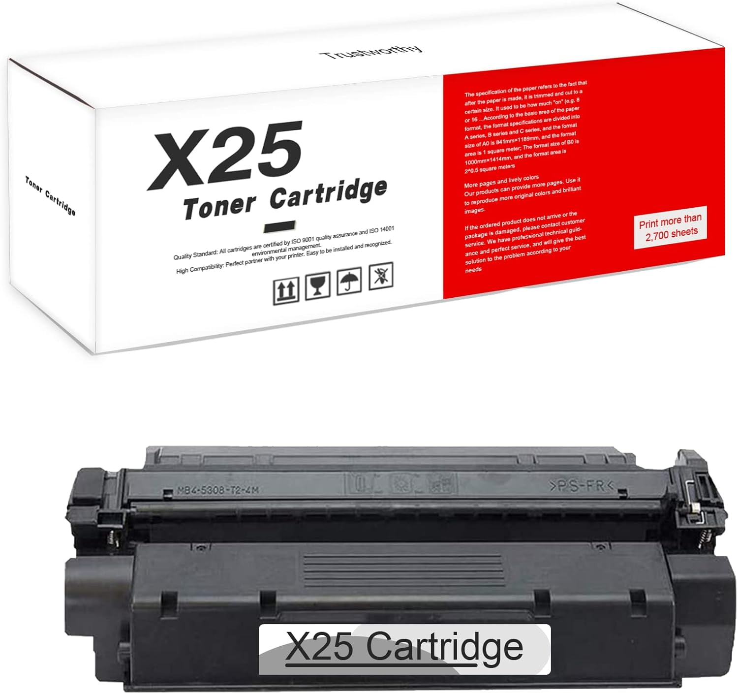 X25 (8489A001AA) Toner Cartridge Black: Replacement for Canon x25 Toner ...