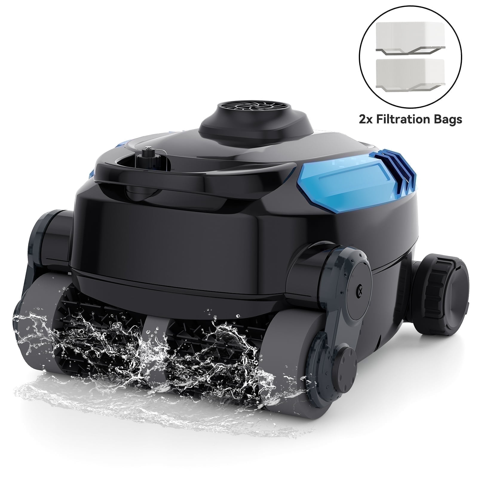 Robokleen RK-X3 Cordless Robotic Pool Vacuum Cleaner Wall-Climbing for ...