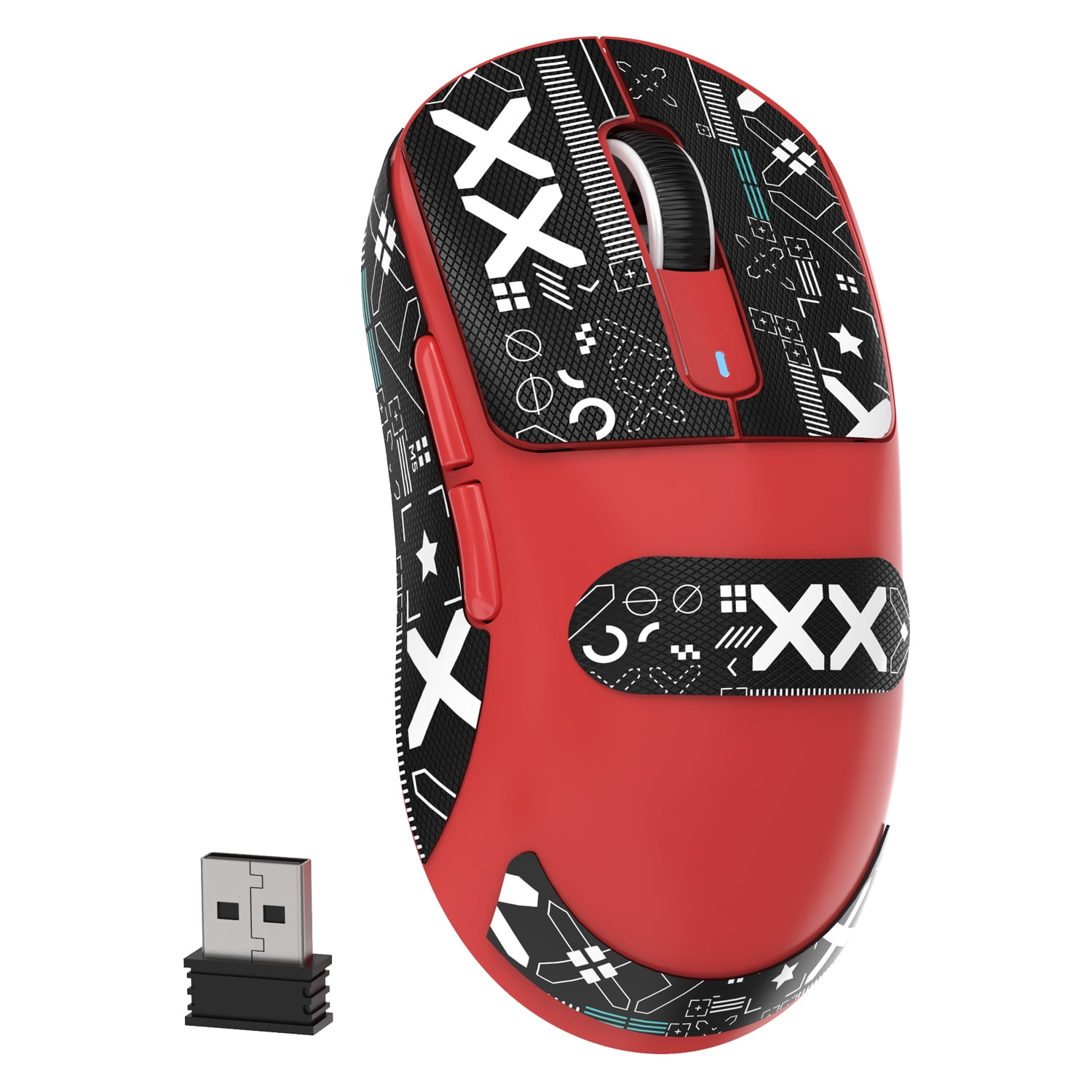 X3 Wireless Gaming Mouse + Griptape, 49g Ultralight Computer Mouse, Tri ...