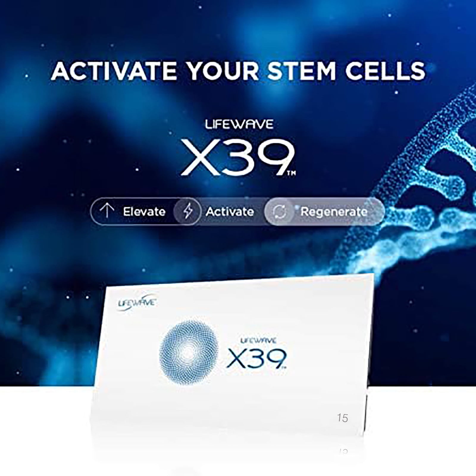 X39 lifewave Patch - Supports Improvements of Strength and Stamina - Supports Improved Exercise ...
