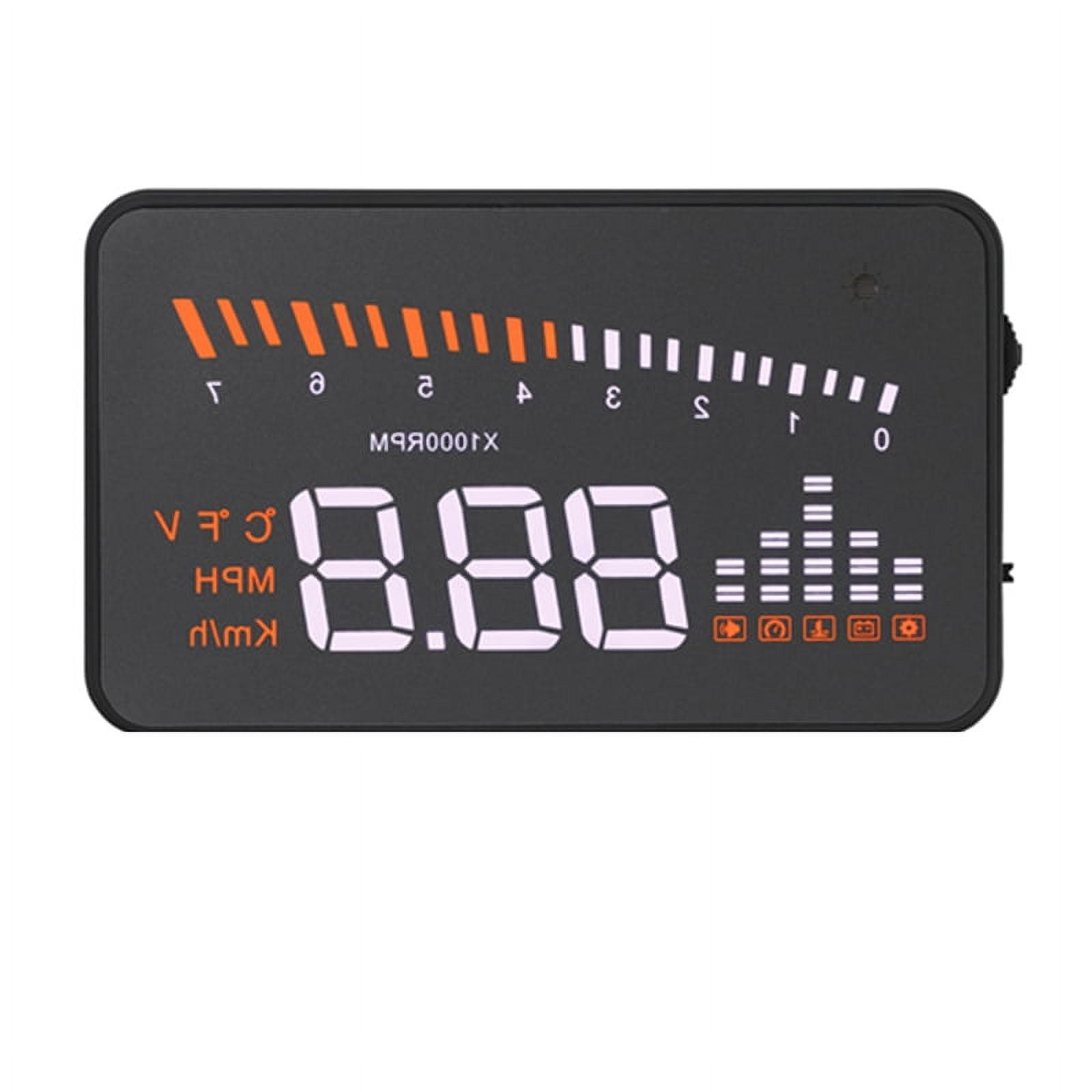 X5 Car HUD Head-Up Display OBD Speed Projector Universal - Walmart.com