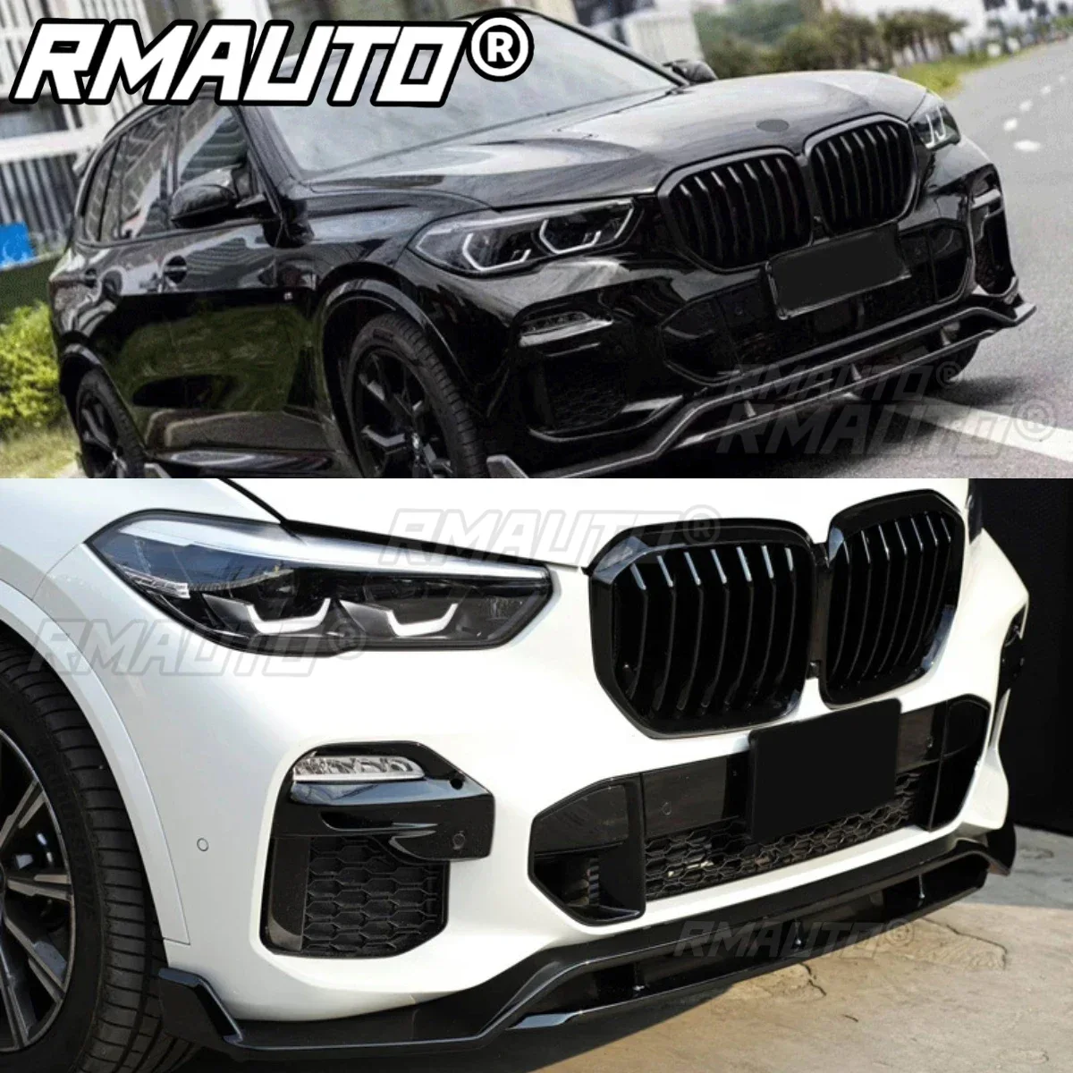 X5 G05 Lip Carbon Fiber Car Front Bumper Lip Splitter Bumper Guard ...