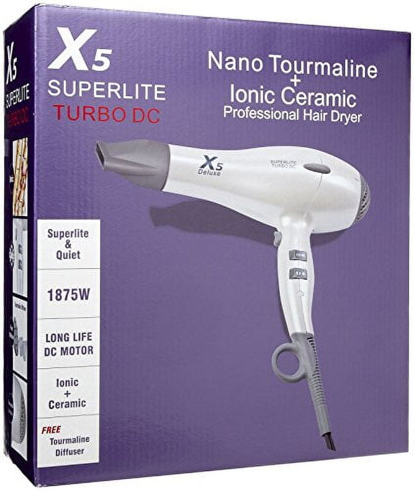 X5 Superlite Deluxe Professional Fast Drying Blow Dryer for Shiny ...