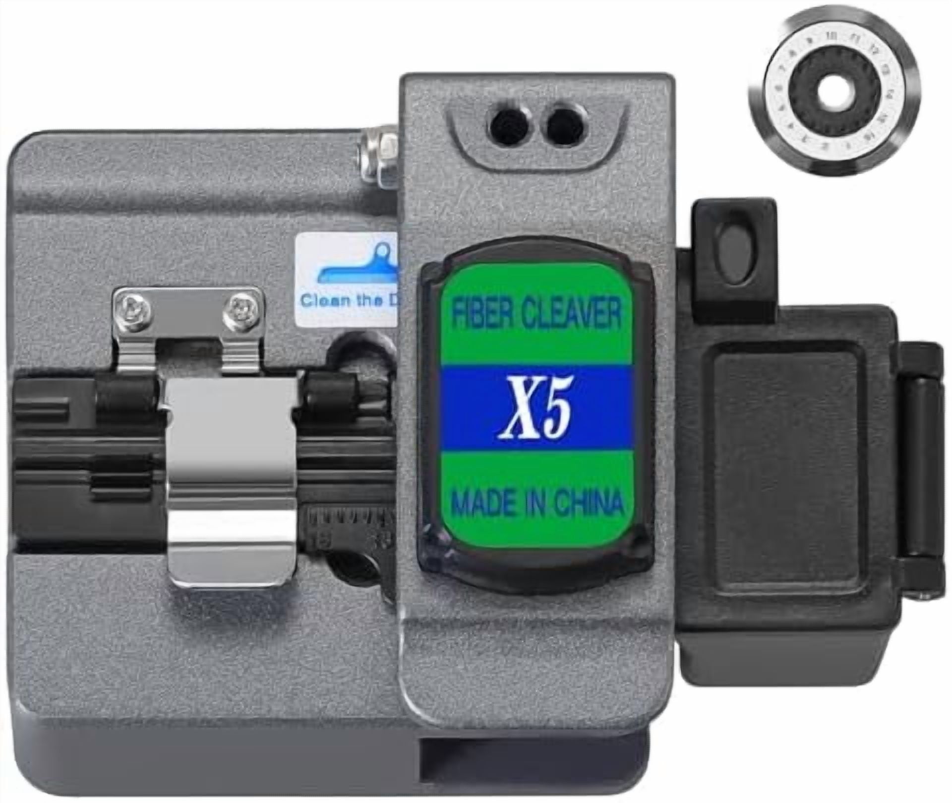 X5 grey Optical Fiber Cleaver High precision stripping tool Fiber optic ...