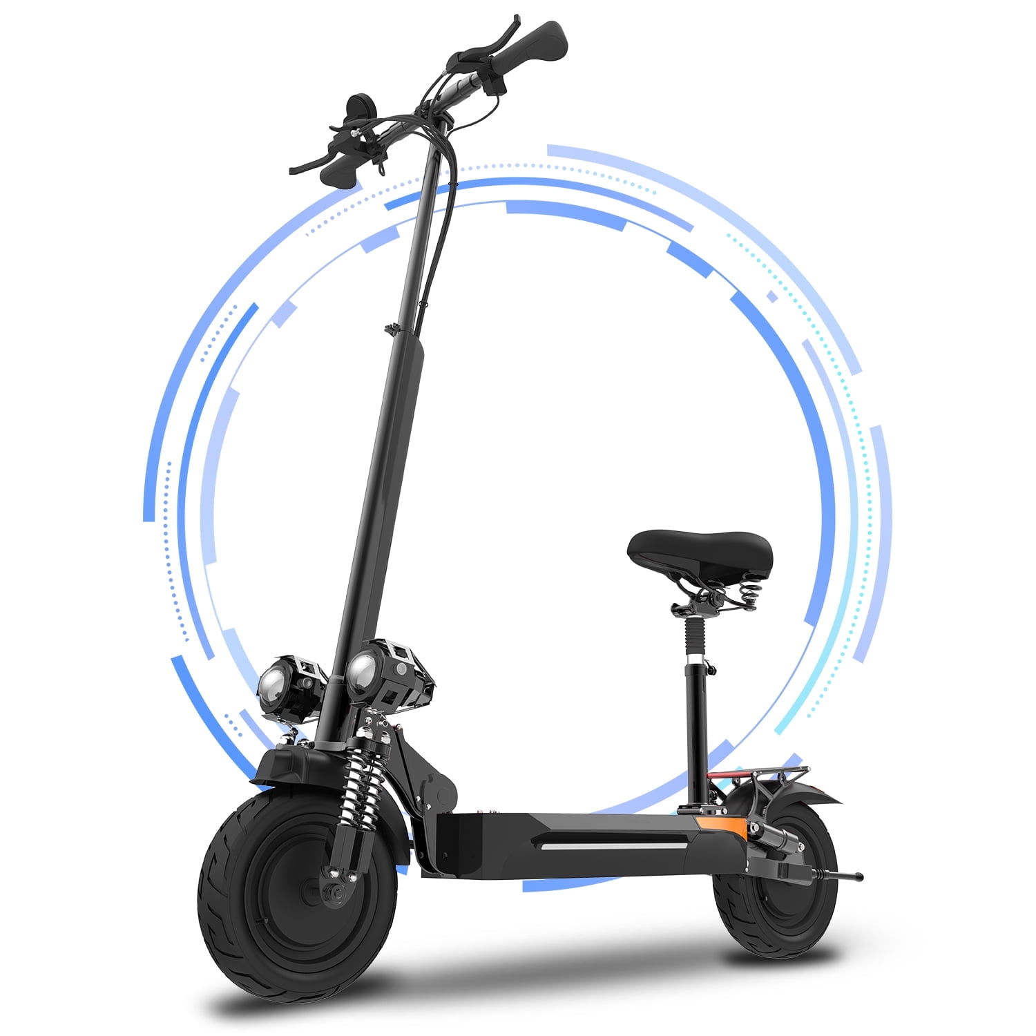 X500 Dual Motor Electric Scooters for Adults with Seat, 40 MPH Max ...