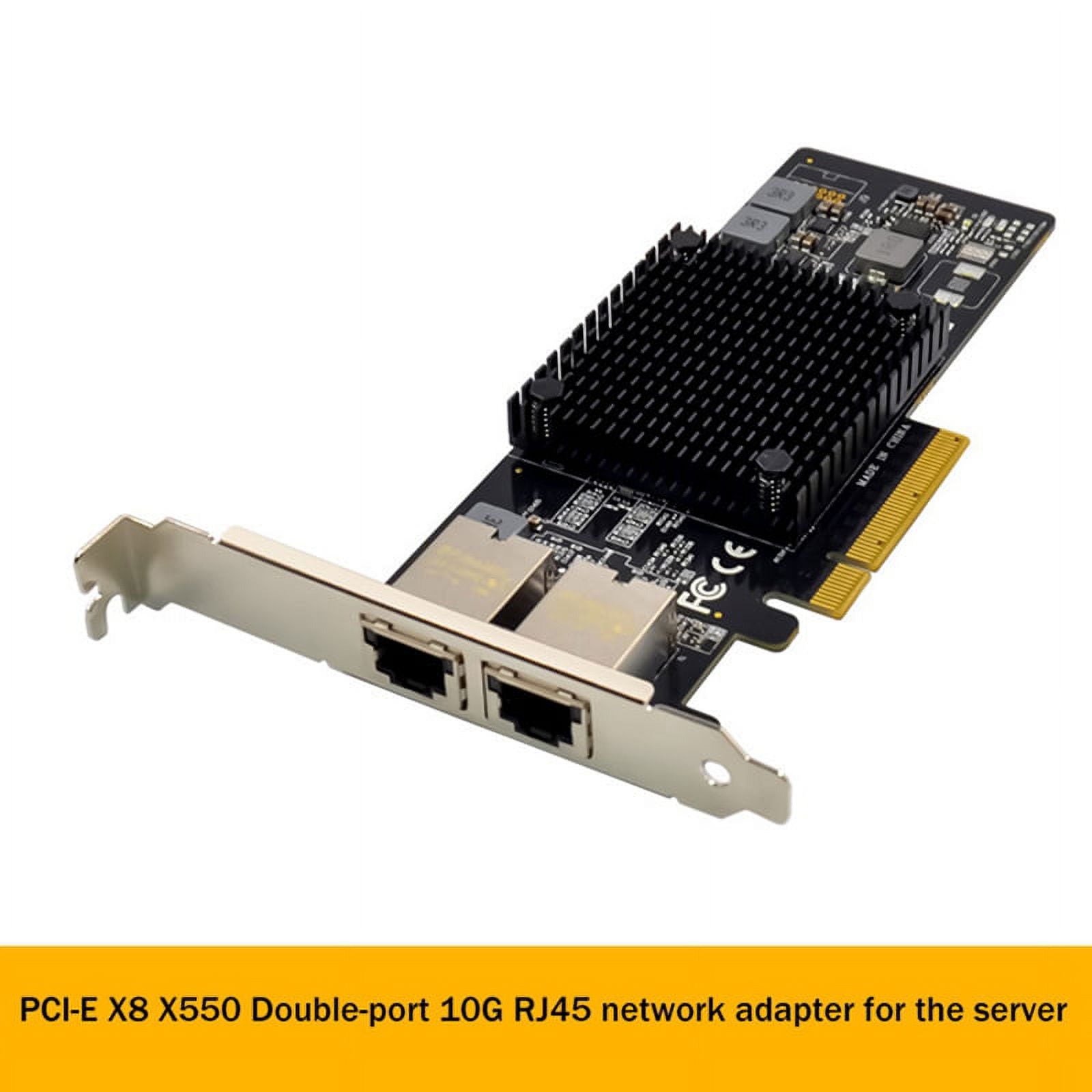X550-T2 Server Network Card PCIE X8 Dual Port RJ45 10GbE Network Server ...