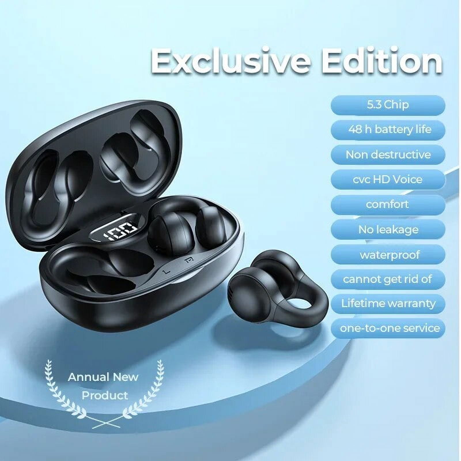 X58 TWS Wireless Bone Conduction Headphones Bluetooth 5.3 Earphones ...