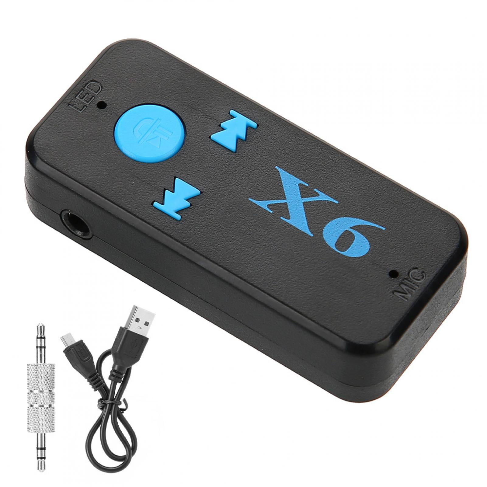 X6 Car Bluetooth Audio Music Receiver 3.5 Speaker Storage Card Playback ...