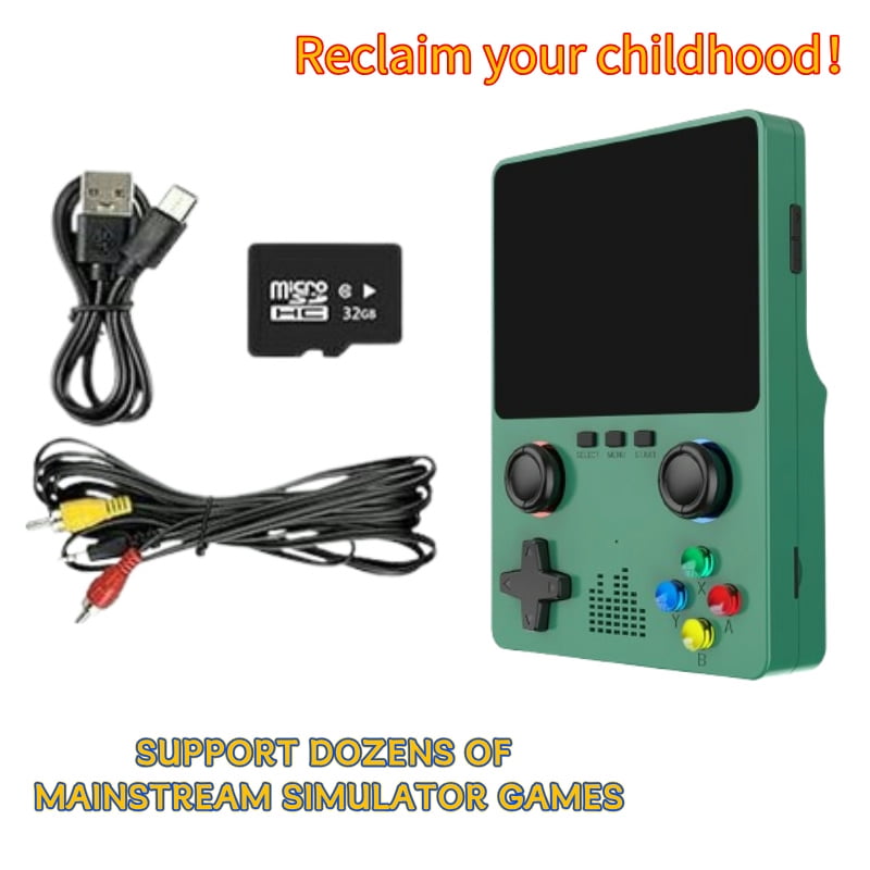 X6 Game Console Handheld X6 Hd Console, Arcade Emulator (Green ...