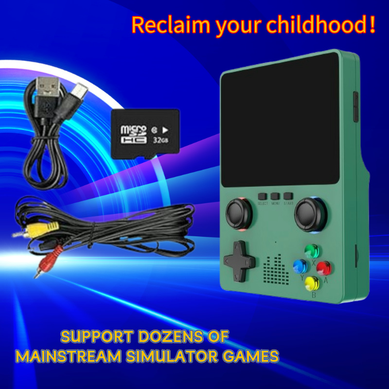X6 Game Console Handheld X6 Hd Console, Arcade Emulator (Green ...