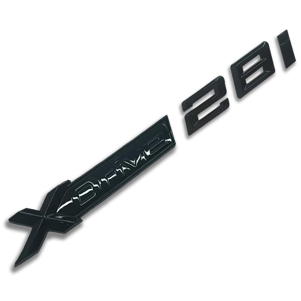 X6 Rear Emblem Badge Sticker Car Trunk Lid Nameplate Numbers Letters ...