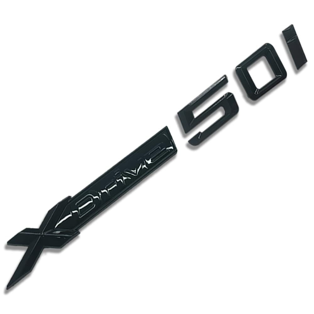 X6 Rear Emblem Badge Sticker Car Trunk Lid Nameplate Numbers Letters ...