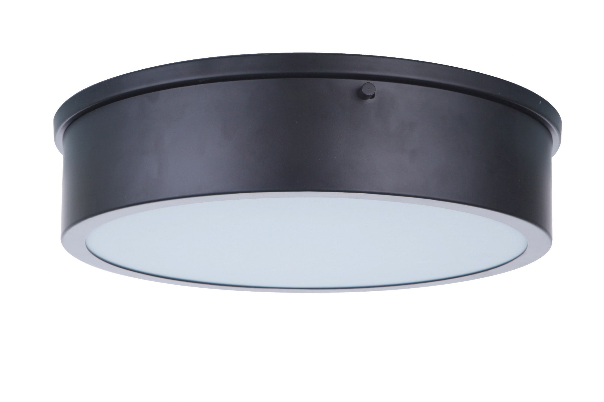 X6713-FB-LED Craftmade Lighting Fenn - 13 Inch 20W LED Flush Mount-Flat Black Finish - Walmart.com