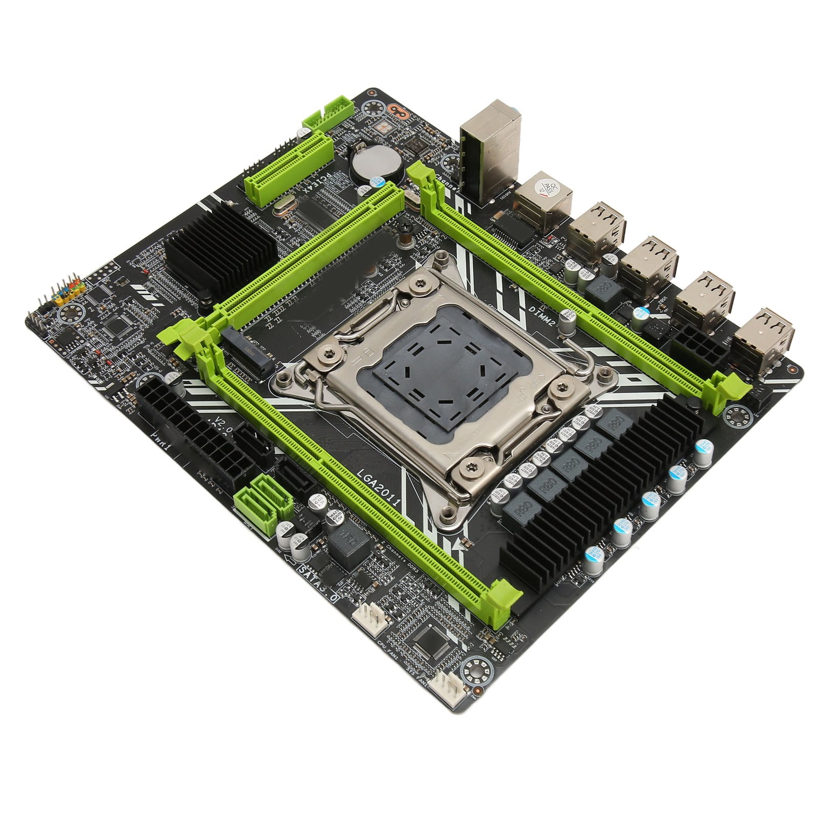 X79D 2.0 Computer Mainboard LGA2011 Pin Dual Channel DDR3 Support M.2 ...