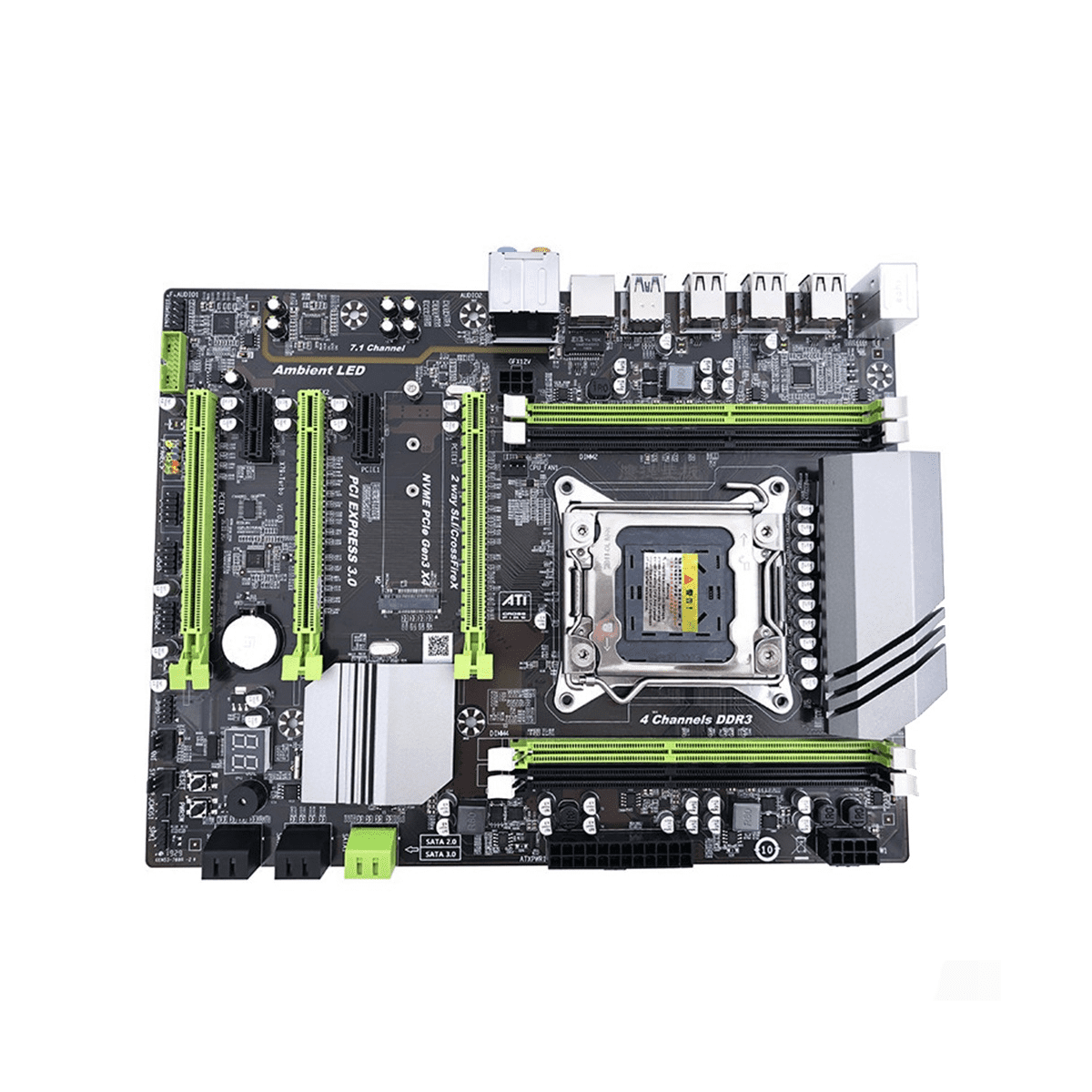 X79T LGA 2011 CPU Mainboard USB3.0 4 DDR3 Motherboard Desktop PC ...