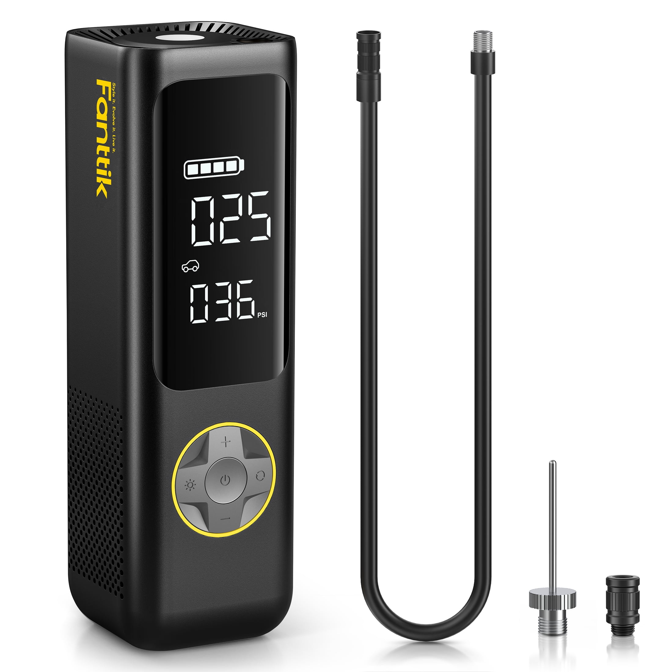 Fanttik X8 APEX Powerful Portable Air Pump & Tire Inflator with Power ...