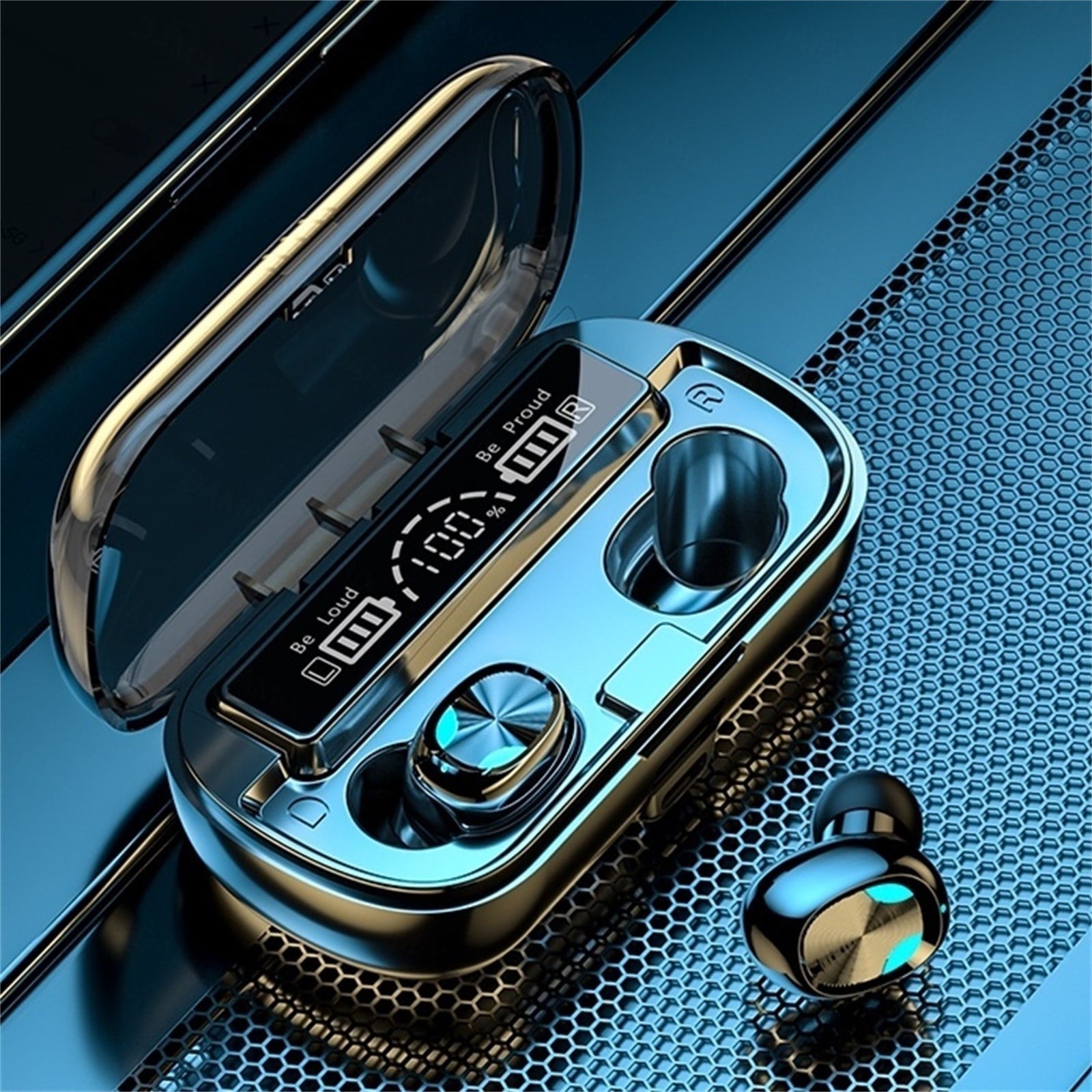 X8 Bluetooth 5.1 Earphones 2000mAh Charging Box Wireless Headphone 8D ...