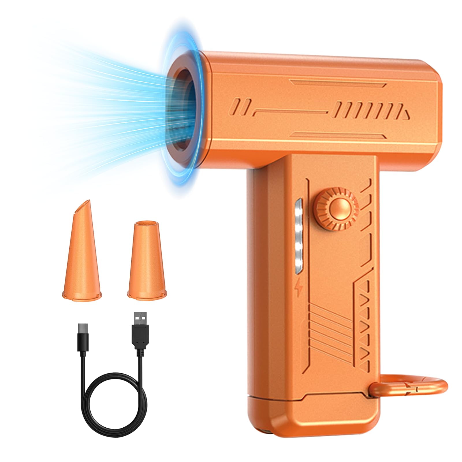 X8 Cordless Air Duster 130,000RPM High-Speed Mini Blower, 3-Gear ...