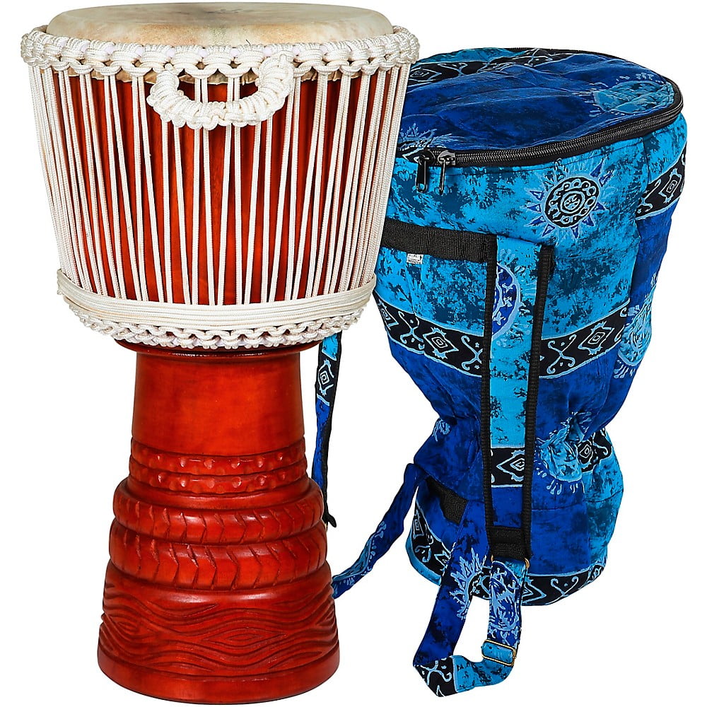 X8 Drums Ivory Elite Professional Djembe Drum with Bag & Lessons 12 in ...