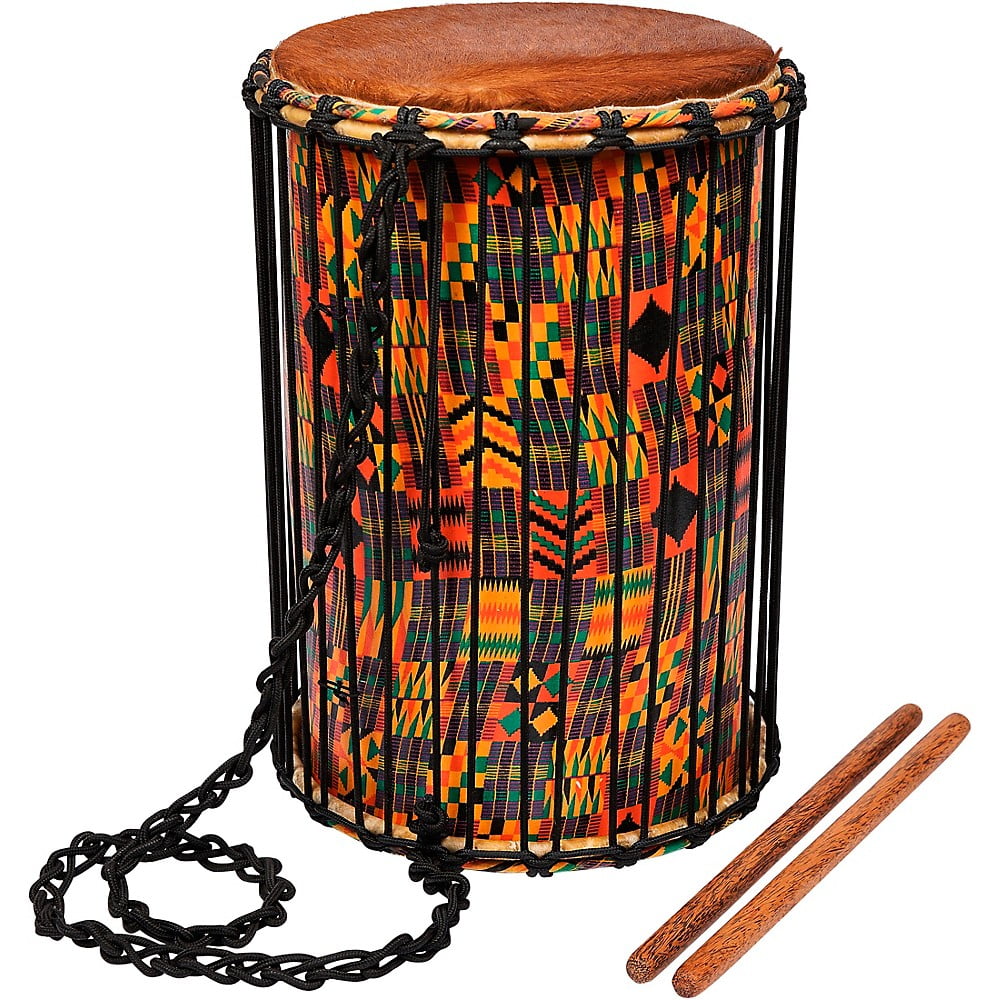 X8 Drums Kente Cloth PVC Djun Djun, Sangban - Walmart.com