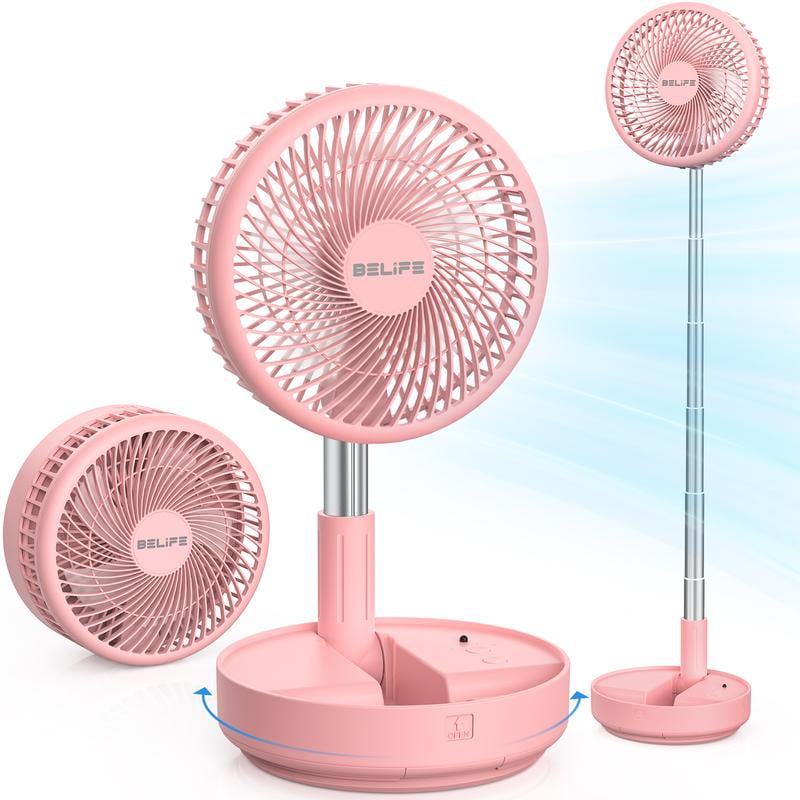 X8 Portable Fan, Cordless Oscillating Fan with Remote, Foldable ...