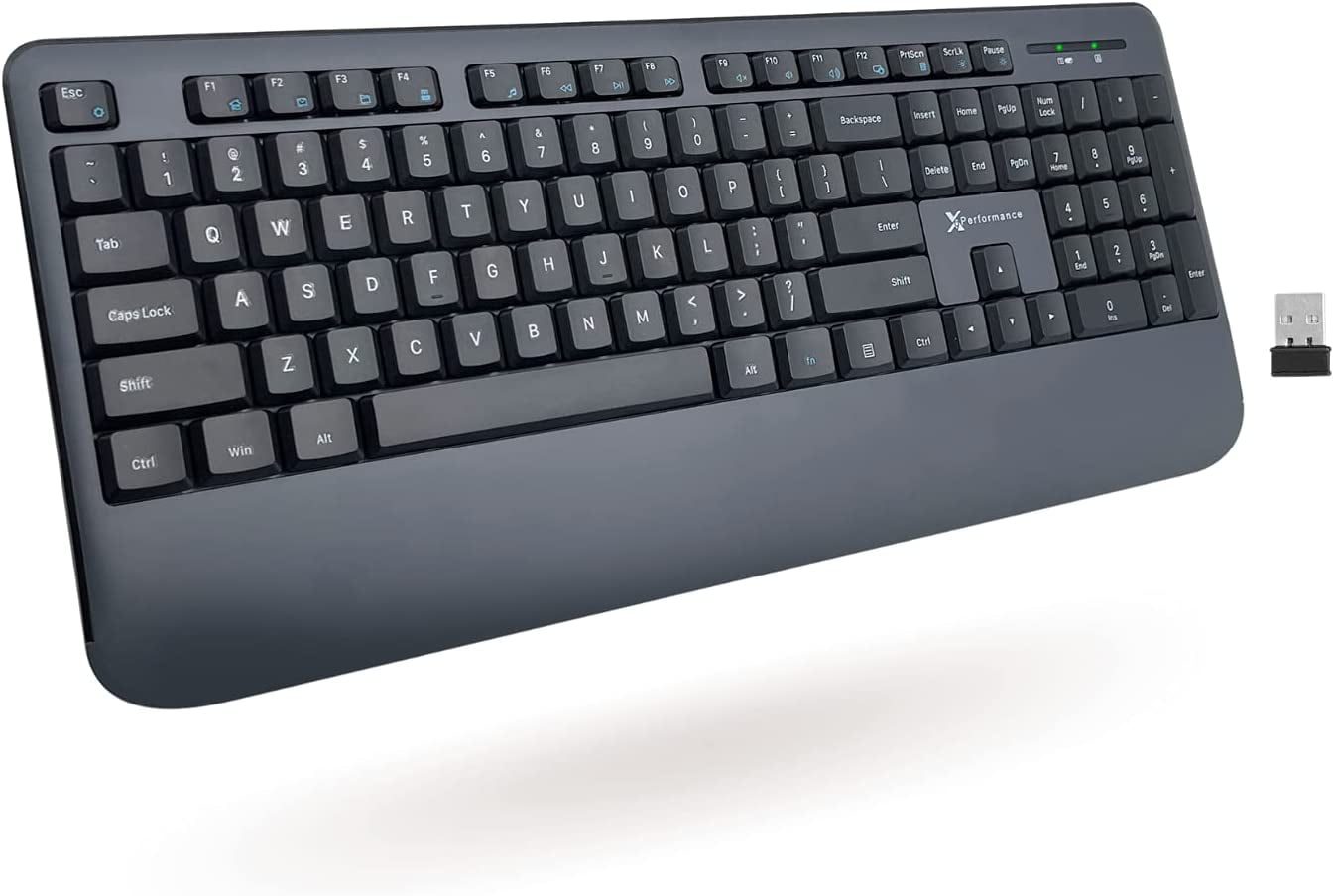 X9 Ergonomic Wireless Keyboard with Wrist Rest - Comfort Meets ...