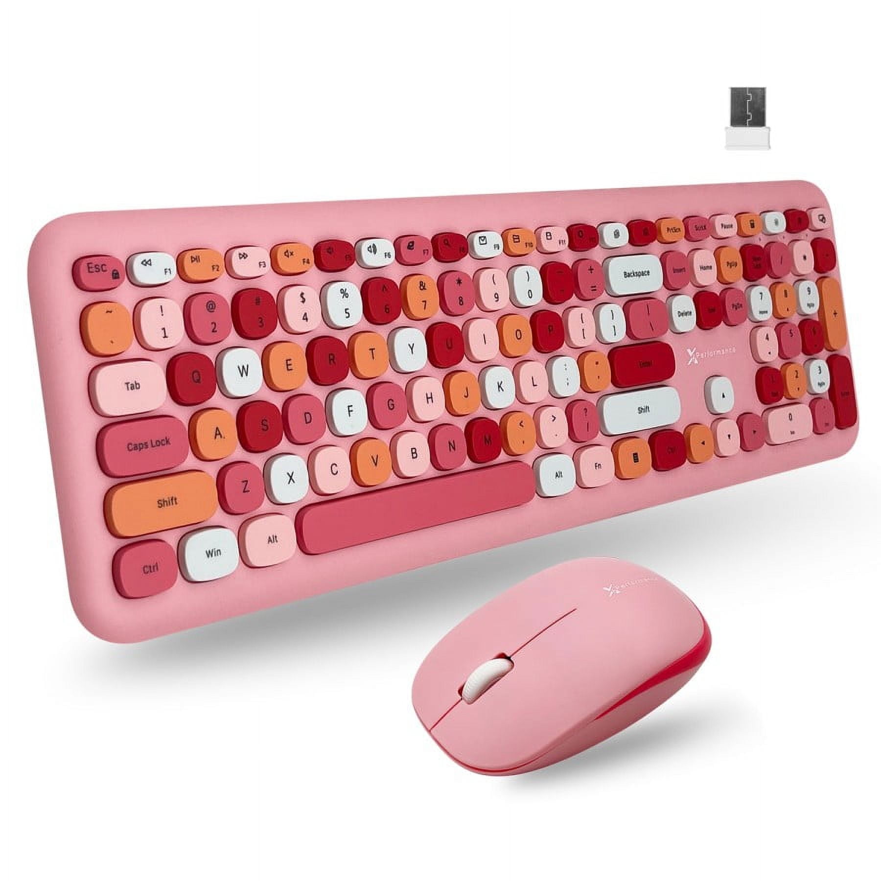 X9 Performance Cute Keyboard and Mouse Combo - 2.4G Wireless ...