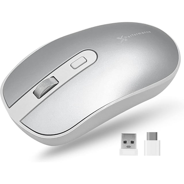 X9 Performance Dual USB C Mouse Wireless with USB-A and Type C Receiver ...