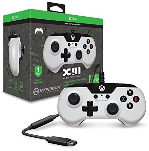X91 Controller for Xbox One and Windows 10 - White - Walmart.com