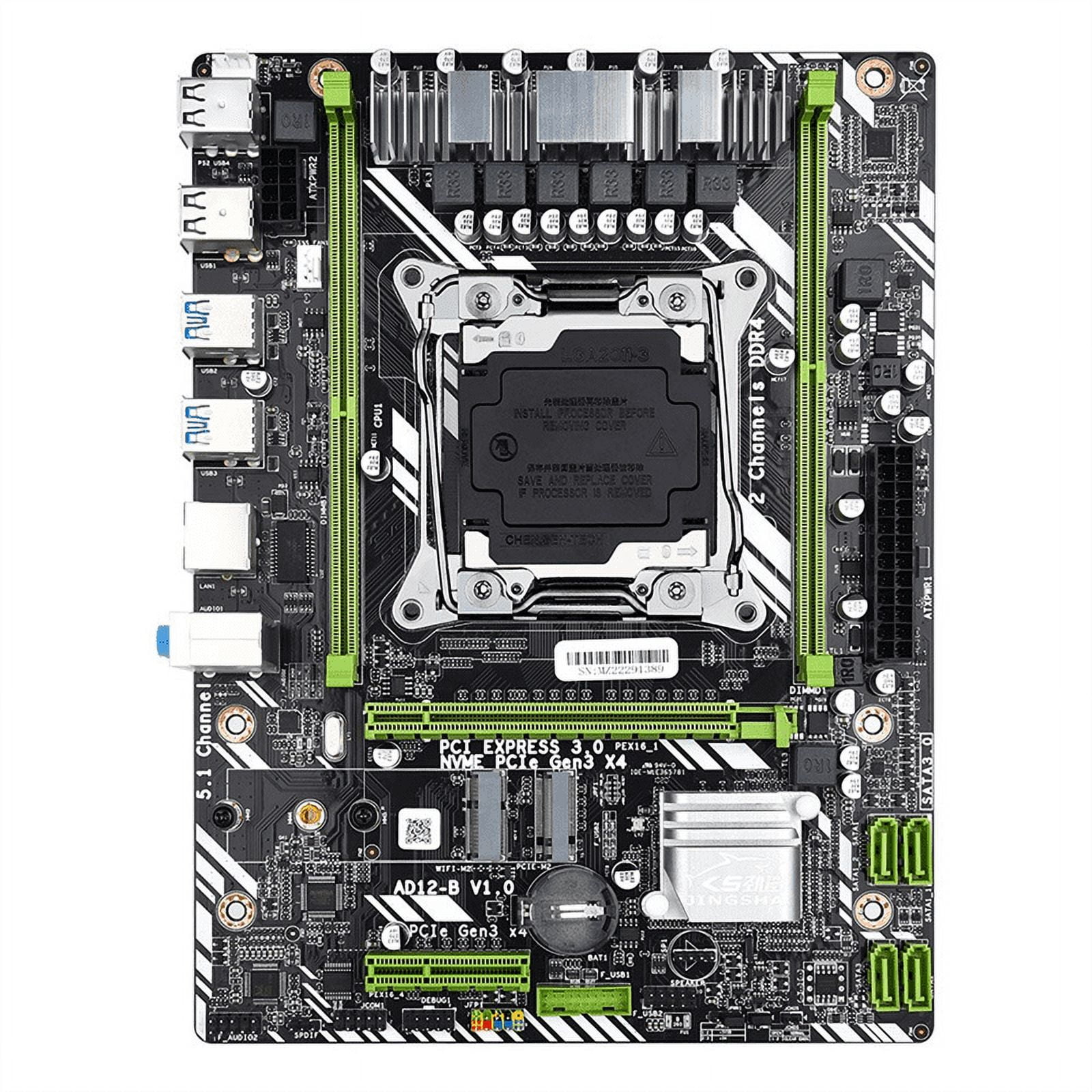X99-D4 DDR4 Motherboard Support LGA2011 V3/V4 NVME M.2/M.2 WIFI/PCI-E ...