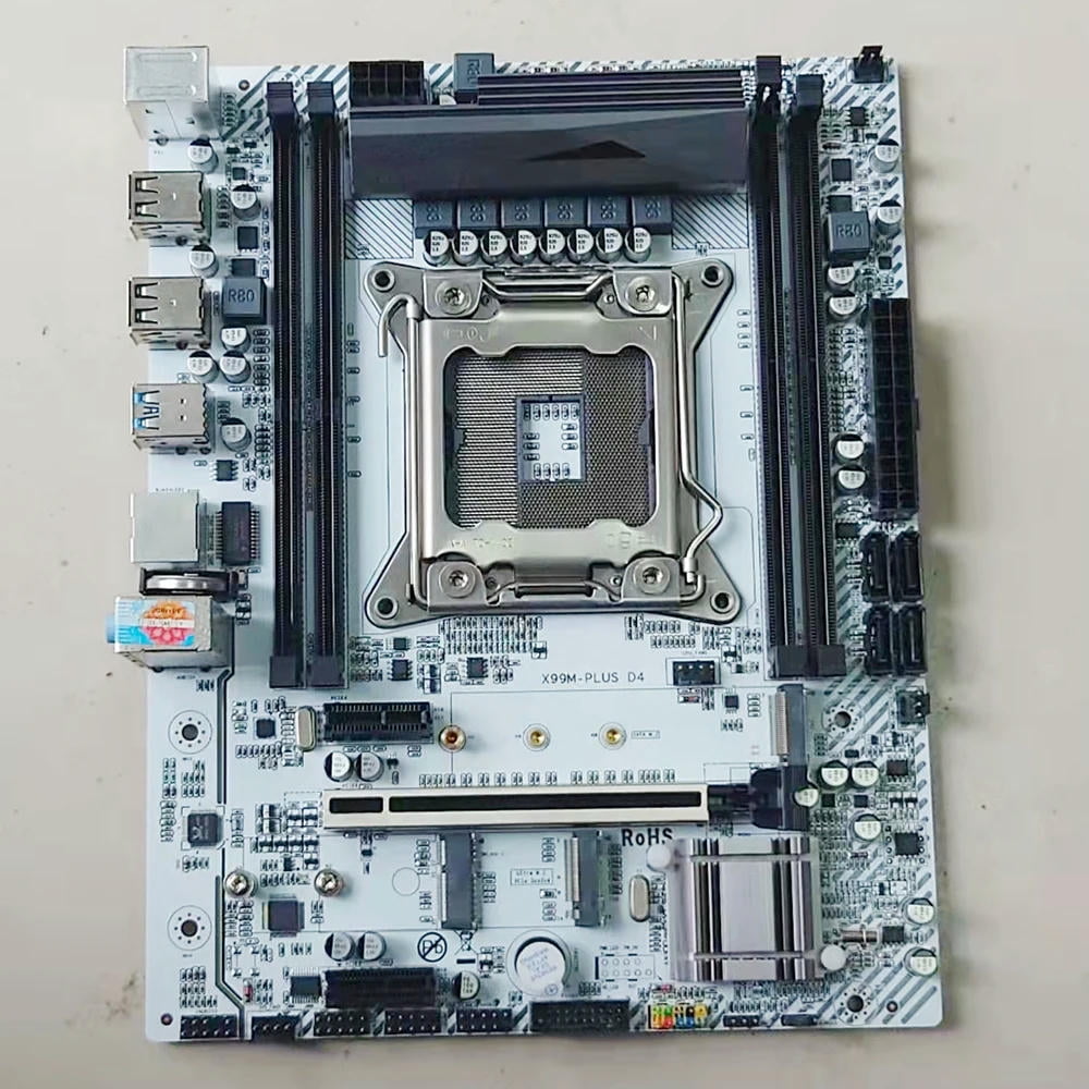 X99 X99M-PLUS D4 For DDR3 128GB LGA 2011-V3 PCI-E 3.0 Micro ATX ...