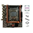 X99E Motherboard+E5 2676 V3 CPU+Thermal Grease Support 4 DDR4 RECC RAM ...