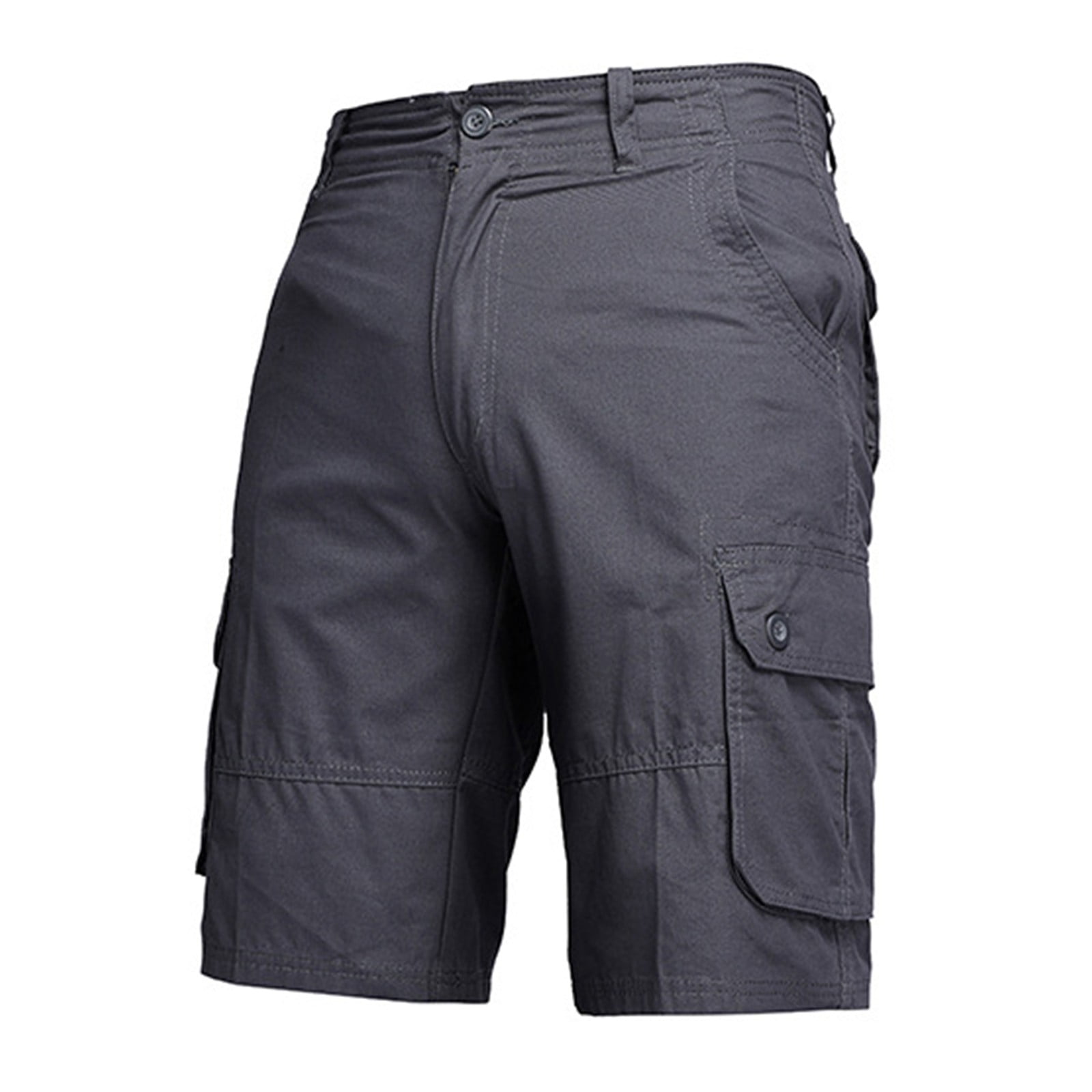 XADYUY Cargo Shorts for Men 9 Inch Rugged Flex 7 Pockets Cargo Shorts ...