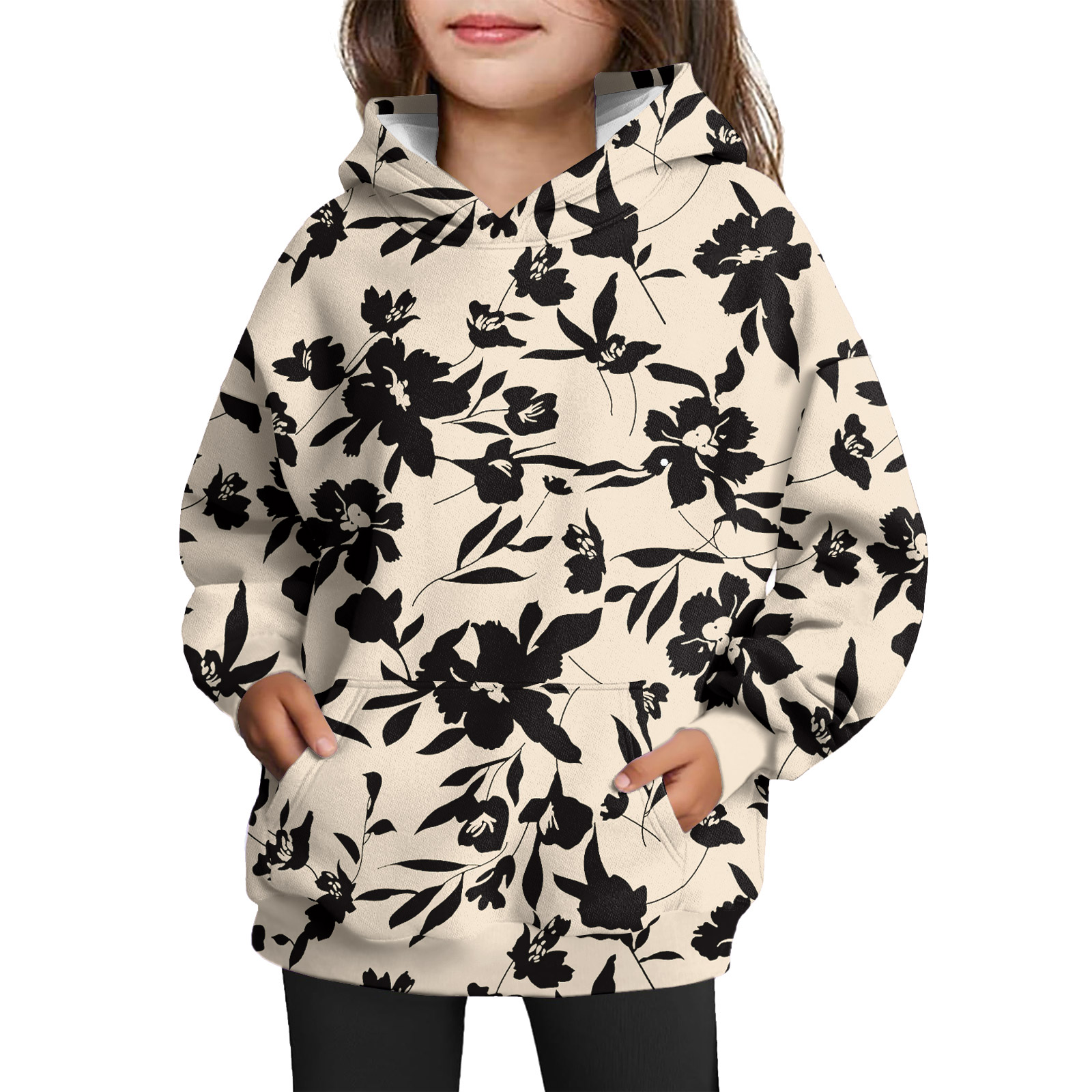 XADYUY Girls Hoodies 7-8 Cute Casual Hooded Girls Sweatshirt Vintage ...