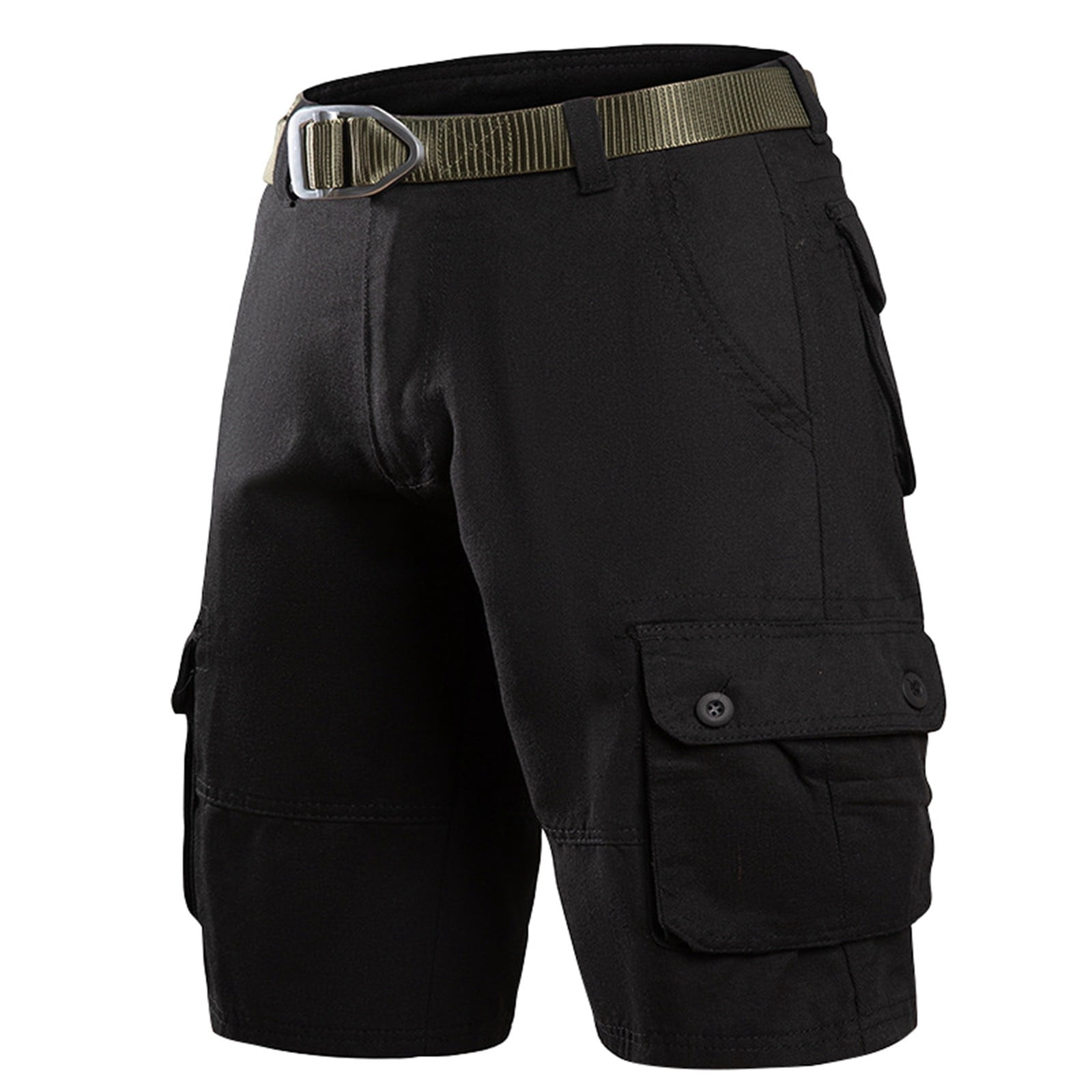 XADYUY Mens Tactical Shorts 9" Inseam Rugged Flex 6 Pockets Hiking ...