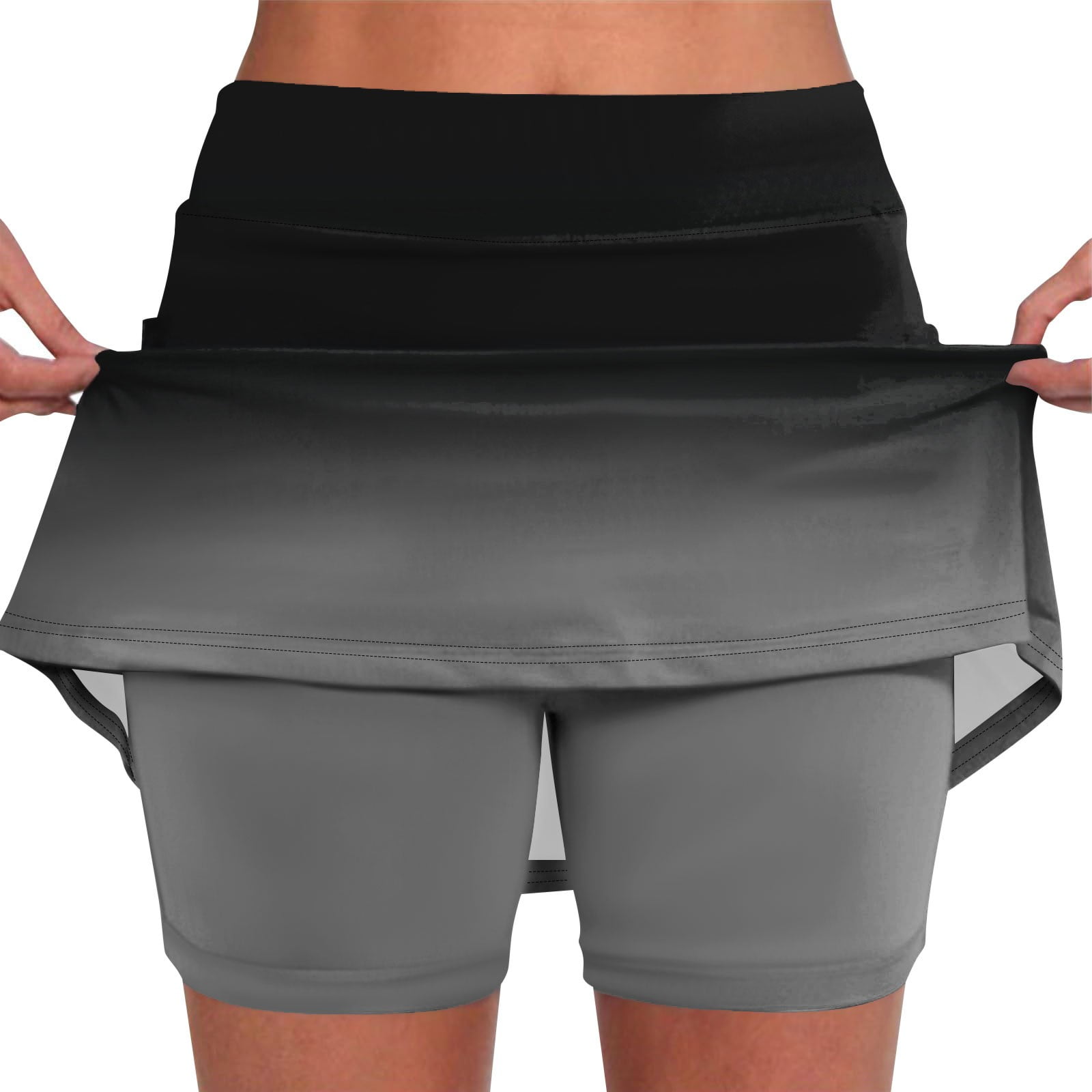 XADYUY Skorts for Women Elastic Tennis Yoga High Waisted Floral Skirts ...