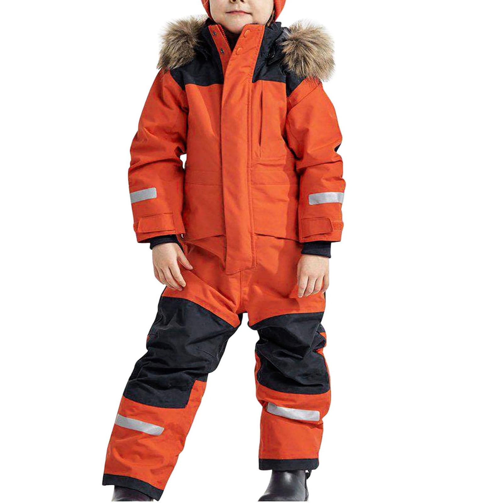 XADYUY Snow Suit for Kids Girls Boys One Piece Snowsuits 2025 Winter ...