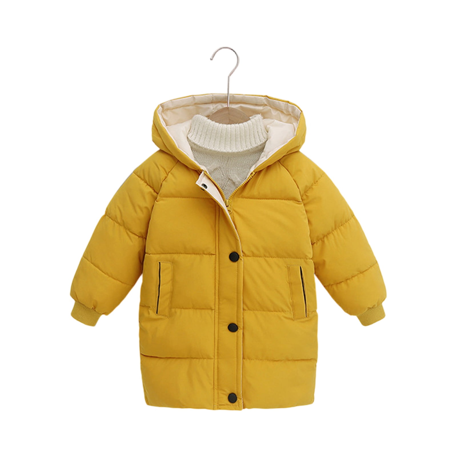 XADYUY Toddler Winter Coat Winter Long Kids Down Jacket Warm Medium ...