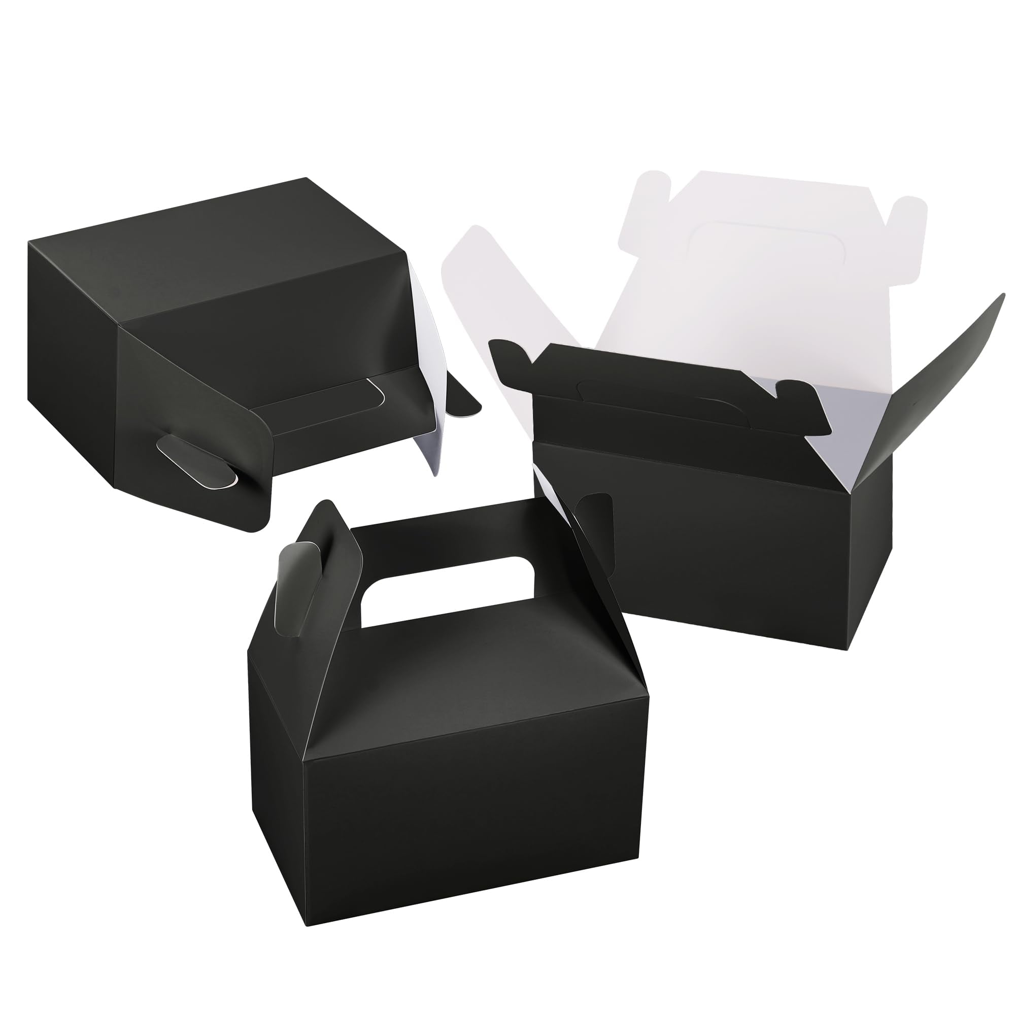 XAGLVV 24 Pcs Black SSF20 Party Favor Box, 6.2 * 3.5 * 3.5 Inch Gable ...